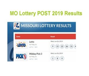 MO Lottery Results 2019 Check Missouri Lottery Post Lotto Numbers Today ...