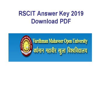 RSCIT Answer Key 30-06-2019 Download PDF VMOU-RKCL Series Wise Solution ...