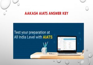 AIATS Answer Key 2021 (Link) Aakash Aiats Exam Question Paper Solution's