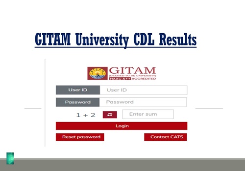 Link-Gitam University CDL Results 2024 BA BCom MA MSC MBA MCA Gitam CDL ...