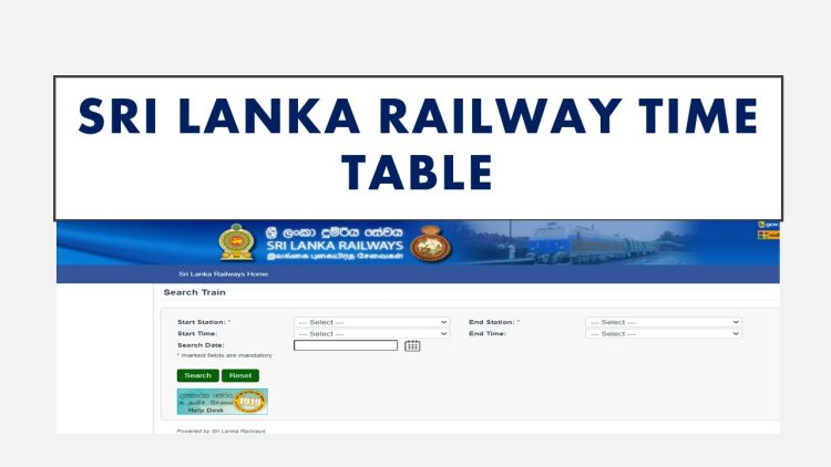 Sri Lanka Railway Time Table 2024 ශ්‍රී ලංකා දුම්රිය කාලසටහන Kandy to ...