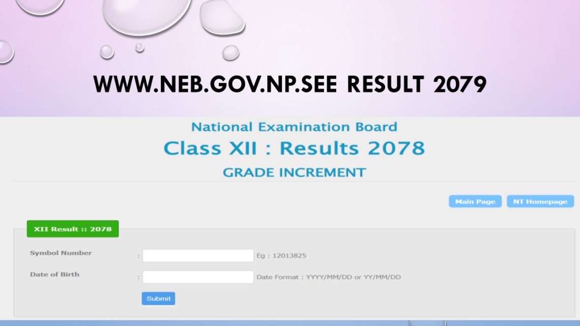 www.neb.gov.np.see result 2079 With Marksheet