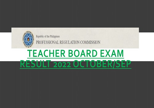 Teacher Board Exam Result 2023 March prc.gov.ph Teachers Licensure Exam ...