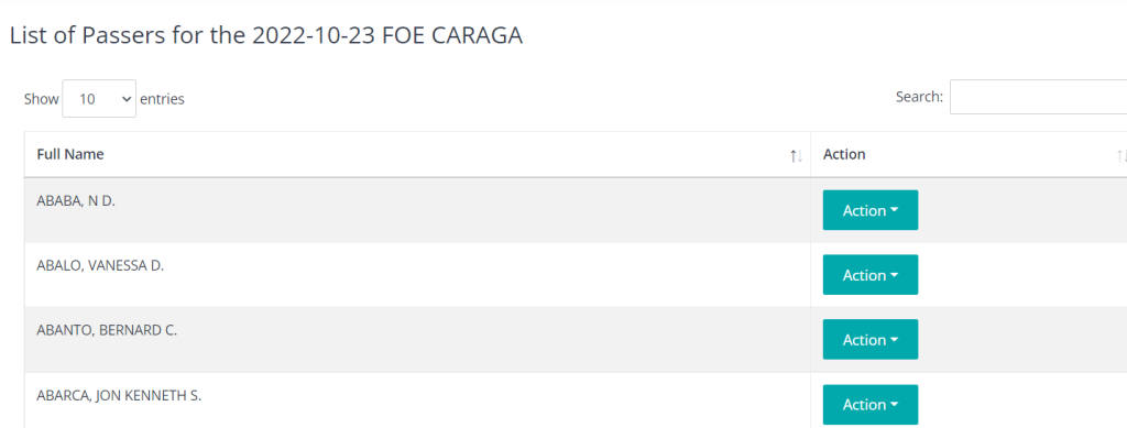 Fire Officer Exam Result October 2022 (Declared) List of Passers ...