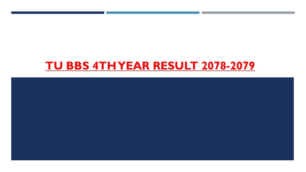 TU BBS 4th Year Result 2078-2079 With Marksheet | How to See BBS ...