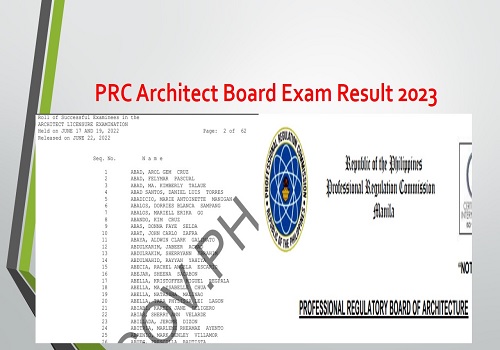ALE Board Exam Result June 2023 @prc.gov.ph| Architect Board Exam ...