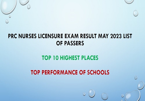 Link-PRC Nurses Licensure Exam Result 2023 @prc.gov.ph |NLE List Of ...