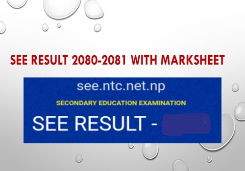 OUT-SEE Result 2080-2081 With Marksheet Symbol Number Wise-Date| Class ...