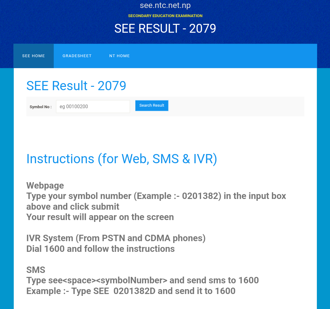SLC Result 2080-2081 soce.gov.np SEE Result 2024 ekantipur/sparrow see ...