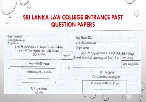 Sri Lanka Law College Entrance Exam Previous Question Papers Sinhala ...
