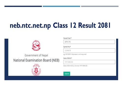 Released-neb.ntc.net.np Class 12 Result 2081-2024| Class XII/Grade 12 ...