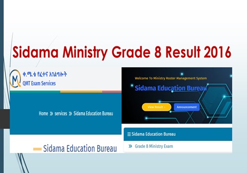 OUT-sidama.ministry.et Grade 8 Ministry Exam Result 2016/2024 Sidama ...