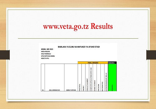 Link-www.veta.go.tz Results 2024-OUT| CBA And NABE Stage One Two Three ...