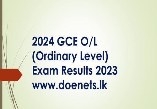 2024 O/L Result doenets.lk GCE ol Results 2024 @results.exams.gov.lk ...