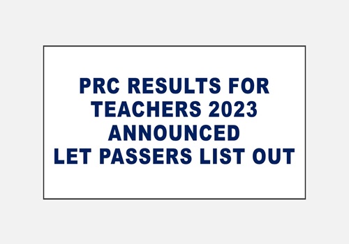 (Released) PRC Results For Teachers 2023 Licensure Examination LET ...