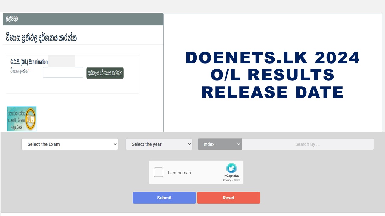 www doenets.lk 2024 o/l results release date | GCE Ordinary Level OL ...