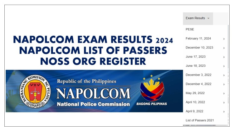 Napolcom Exam Results June 30, 2024 napolcom Police Officer 1-4th Class ...