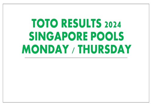 TOTO Results 29th February 2024 Jackpot $2.5 Million Thursday / Monday