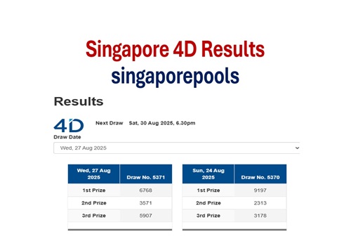 Singapore 4D Results 12 Nov, 12-11-2025| 4d result Calculator Singapore ...