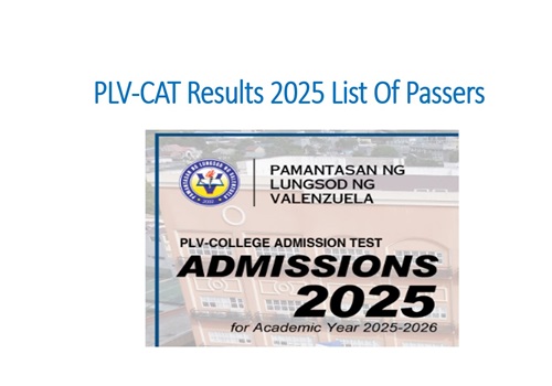 PLV CAT Result 2025 Admission Qualifiers| PLV College Admission Test ...