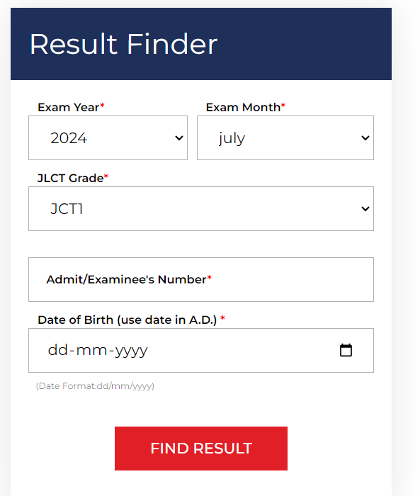 JLCT Result 2024 www.jlctnepal.com.np (Sep/Jul/May) JLCT Test Results ...