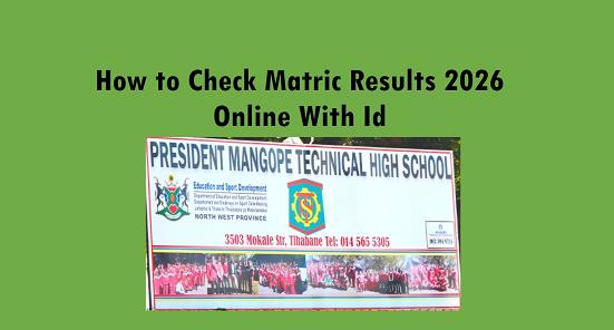 How to Check Matric Results 2026 Online With Id | DBE NSC Result Links ...