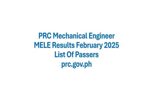 PRC Mechanical Engineering Result February 2025| MELE Results Top 10 ...