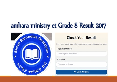 Link-amhara.ministry.et 2017 Result Grade 8| የአማራ ከተማ ትምህርት ቢሮ 8th ...
