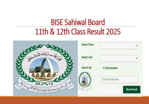 BISE Sahiwal Board 11th 12th Class Result 2025-Link www.bisesahiwal.edu ...