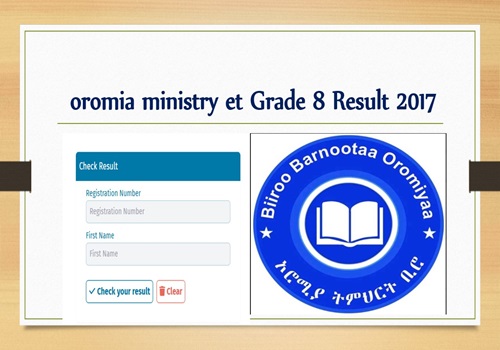 Link-Oromia ministry et 2017 Result Grade 8-OUT| Oromia Education ...