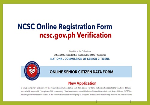 NCSC Online Registration www.ncsc.gov.ph Registration Form Verification