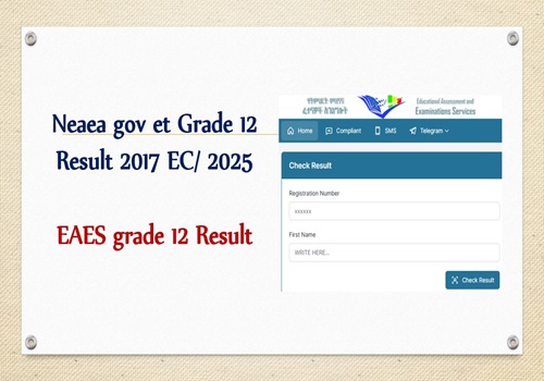 Link-neaea.gov.et Grade 12 Result 2025 12ኛ ክፍል ውጤት @result.neaea.gov.et ...