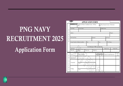 PNG Navy Recruitment 2025 Application Form Requirement & Dates www ...