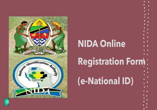 Nida Online Registration Form Tanzania| NIDA ID Number Download www ...