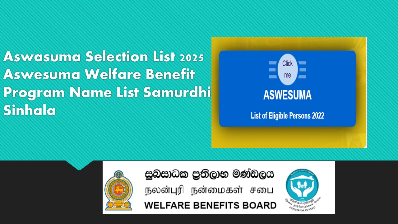 Aswasuma Selection List 2025 Aswesuma Welfare Benefit Program Name List ...