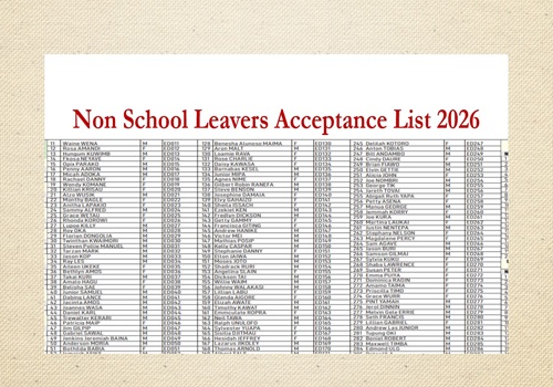 OUT-Non-School Leavers Acceptance List 2026 {PDF's}| UOG Unitech UPNG ...