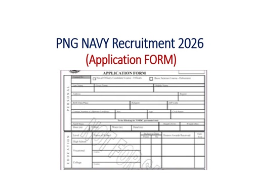PNG Navy Recruitment 2026 Application Form Requirement & Dates www ...