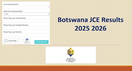 Out-Botswana JCE Results 2025 2026 bec.co.bw Junior Certificate JC Result