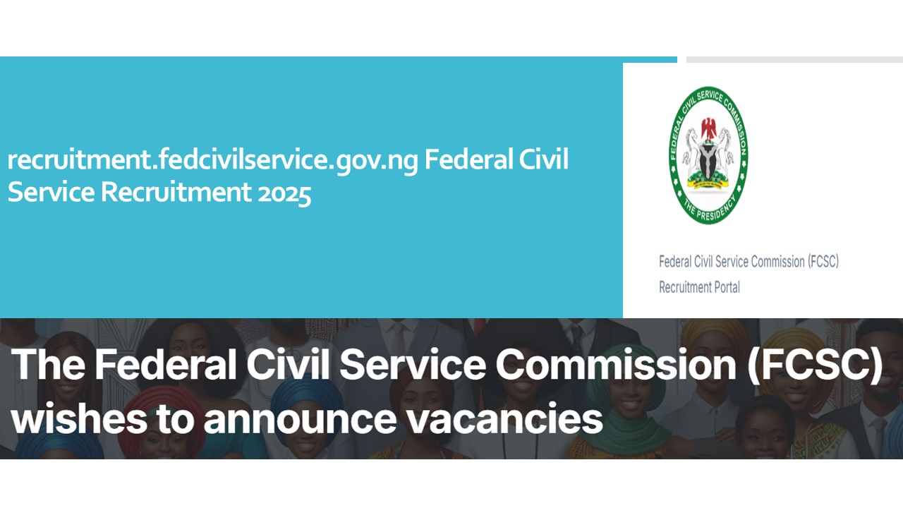 recruitment.fedcivilservice.gov.ng Federal Civil Service Recruitment ...