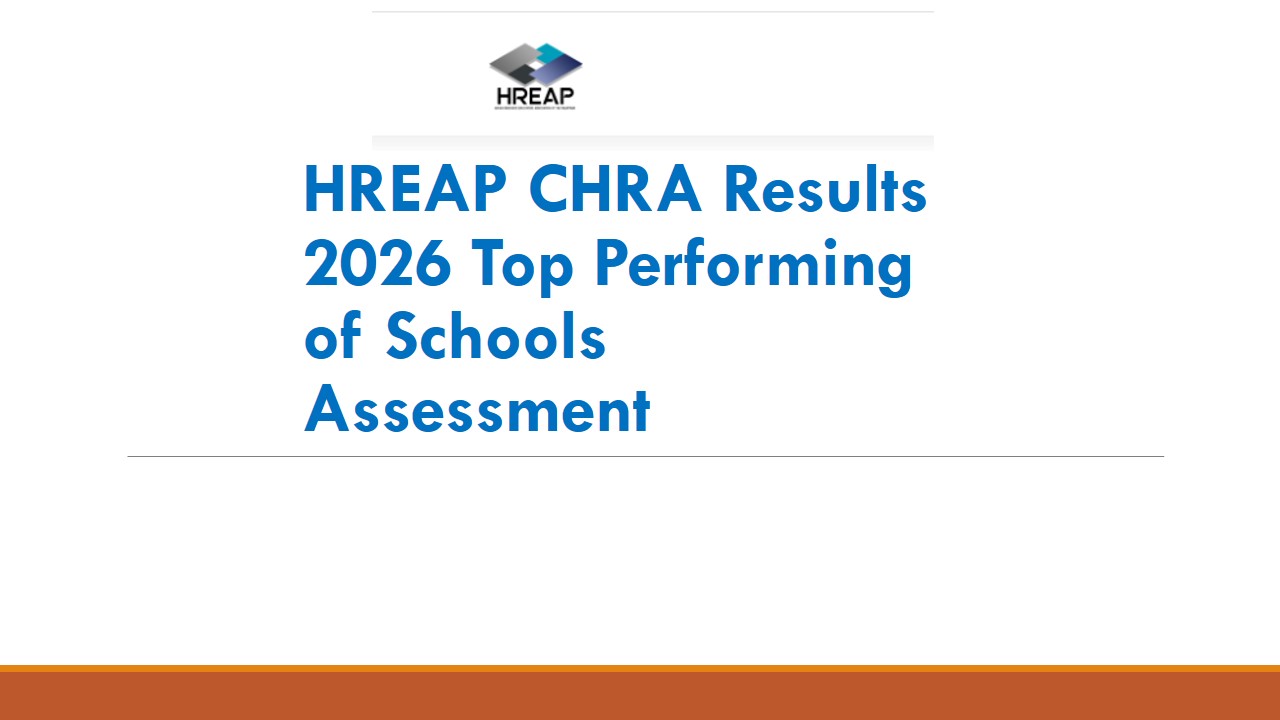 HREAP CHRA Results 2026 Top Performing of Schools Assessment Exam ...