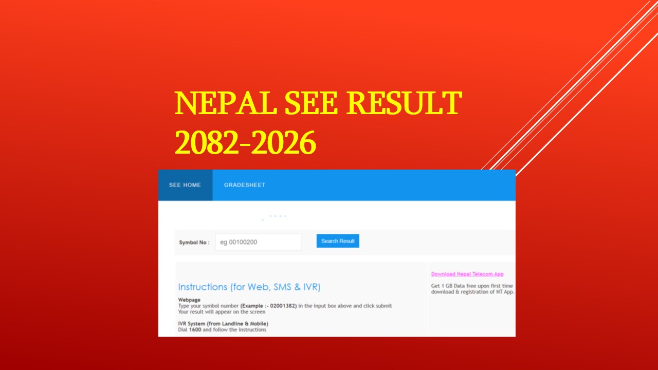 Nepal SEE Result 2082-2026 | NEB see.gov.np Grade 10 Results