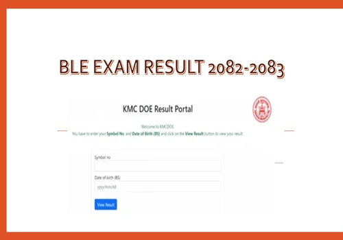 BLE Exam Result 2082-2083 kmc doe ble Results Class 8 BLE/ DLE Grade Sheet