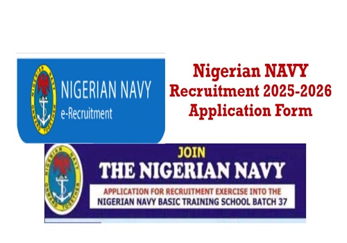 Nigerian Navy Recruitment 2025 Portal| Batch 38 Basic Training School ...