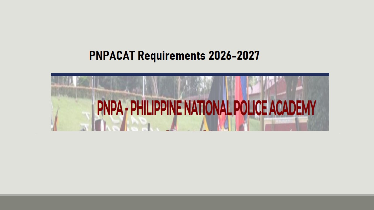 PNPACAT Requirements 2026-2027 Pnpa Testing Centers Online Application ...