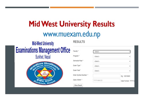 www.muexam.edu.np Results 2082/2025| Mid West University BA BSc B.Ed, MA MSc, MBS, M.Ed, MBA ...
