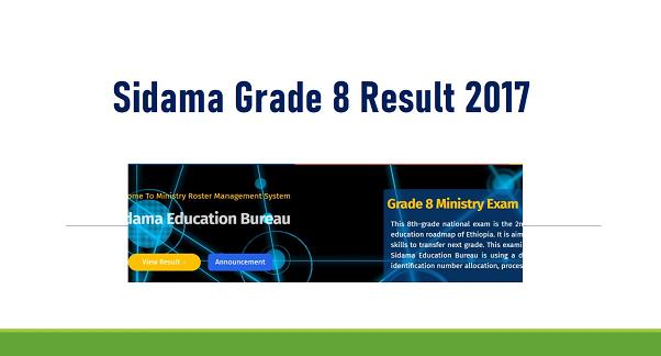 OUT Sidama Grade 8 Result 2017 | Sidama Education Bureau Grade 8 ...