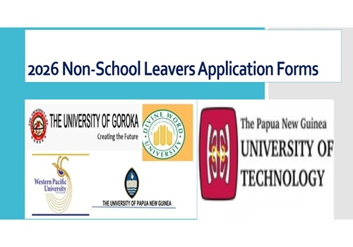 2026 Non-School Leavers Application Form PNG NSL Download UPNG Unitech ...
