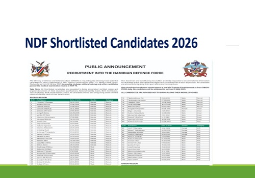 Available-NDF Shortlisted Candidates 2026 List For 1,500 Recruits ...